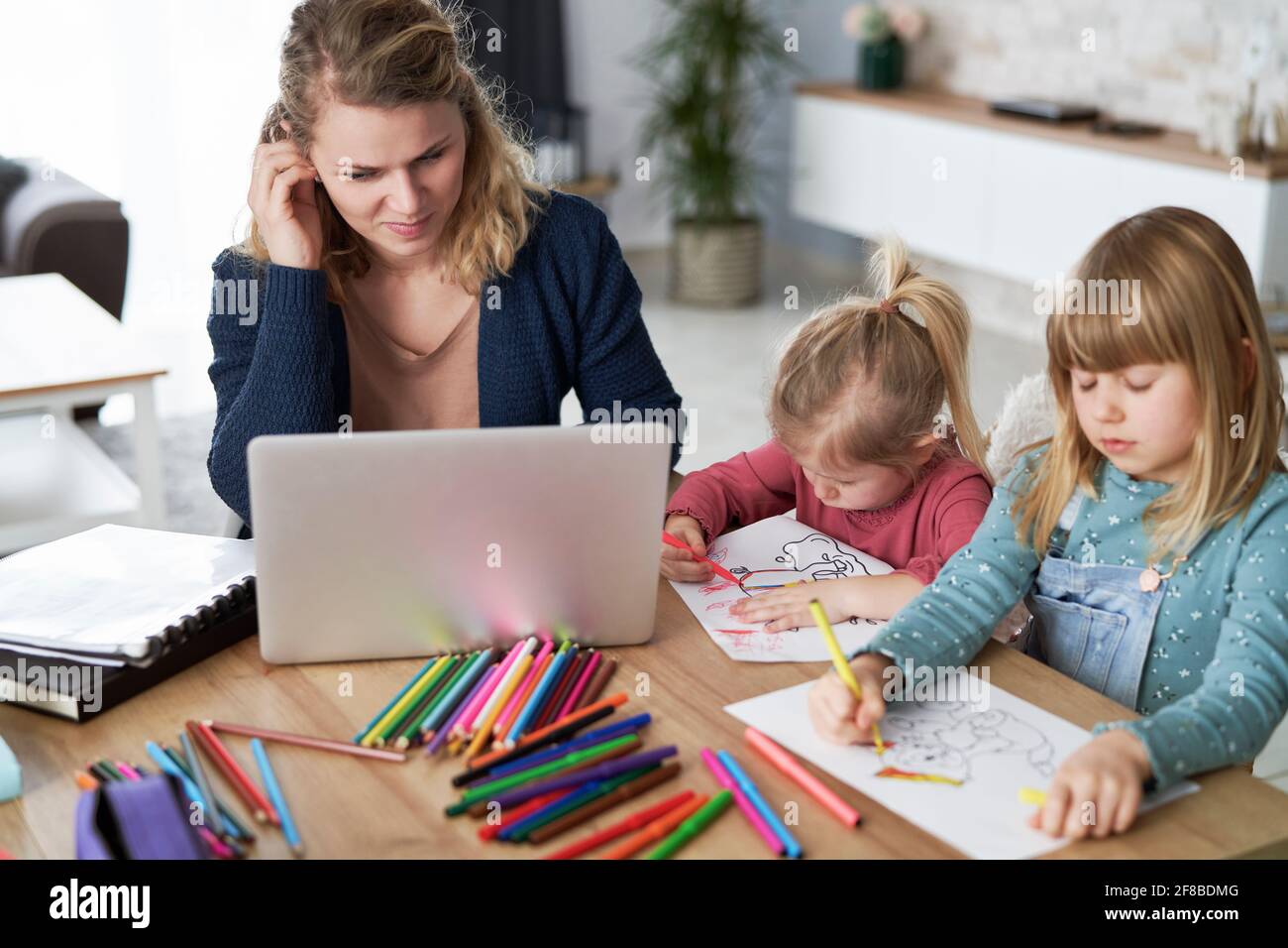 Some looks after children hi-res stock photography and images - Alamy