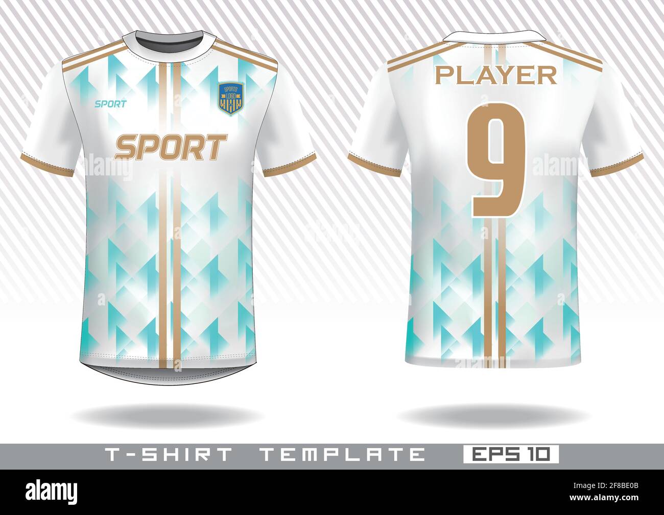 sports t shirt template. uniform design. team wear design. prints ...