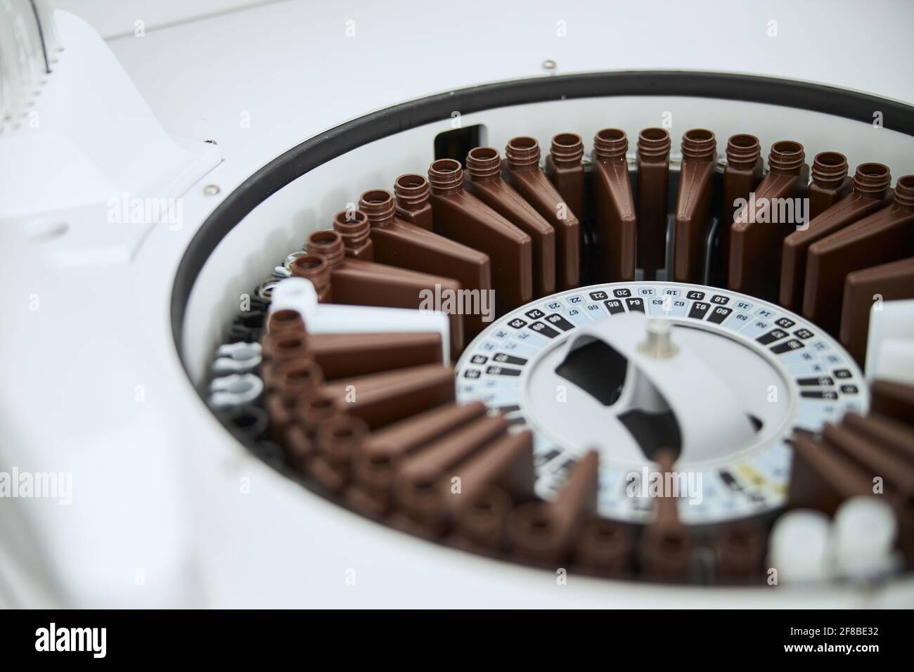 Medical device used by biochemists and lab technicians for blood ...