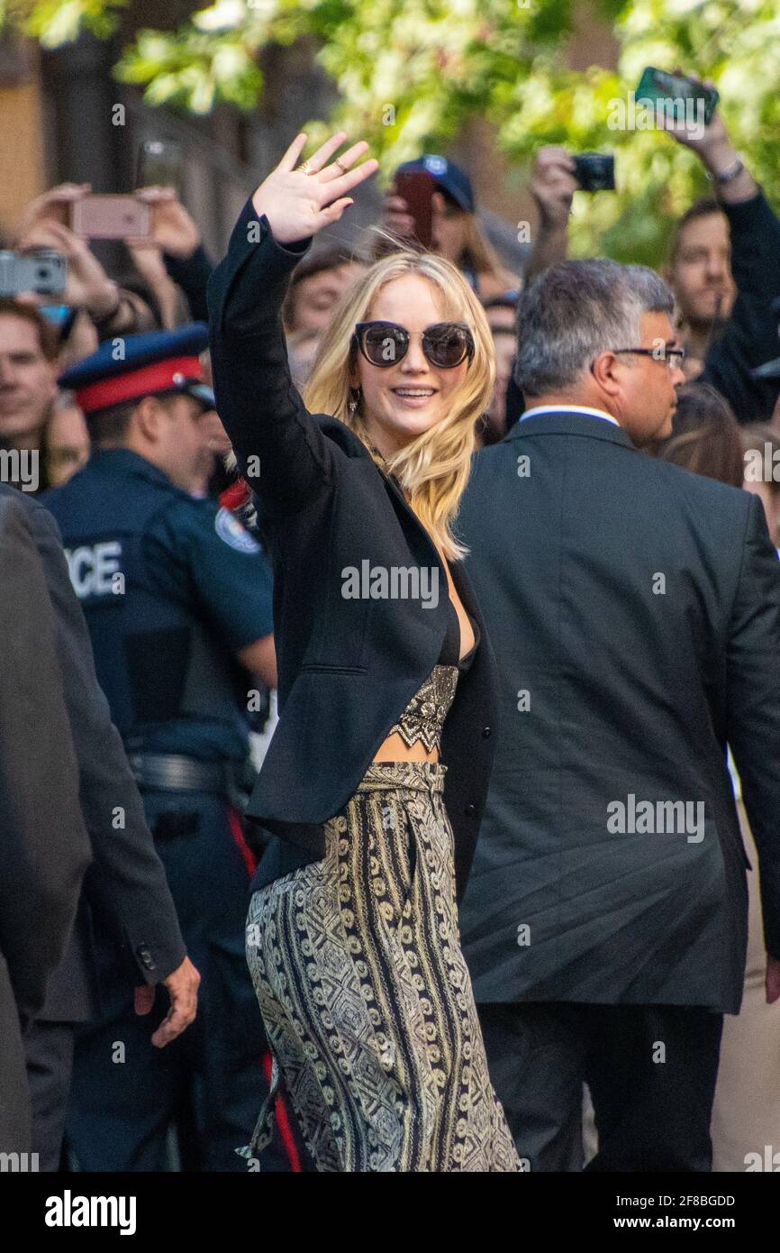 Actress Jennifer Lawrence is seen at the Toronto International Film ...