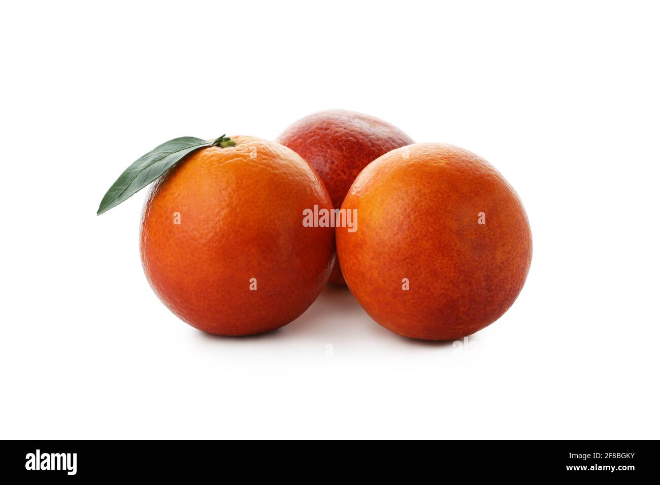 Fresh red oranges isolated on white background Stock Photo - Alamy