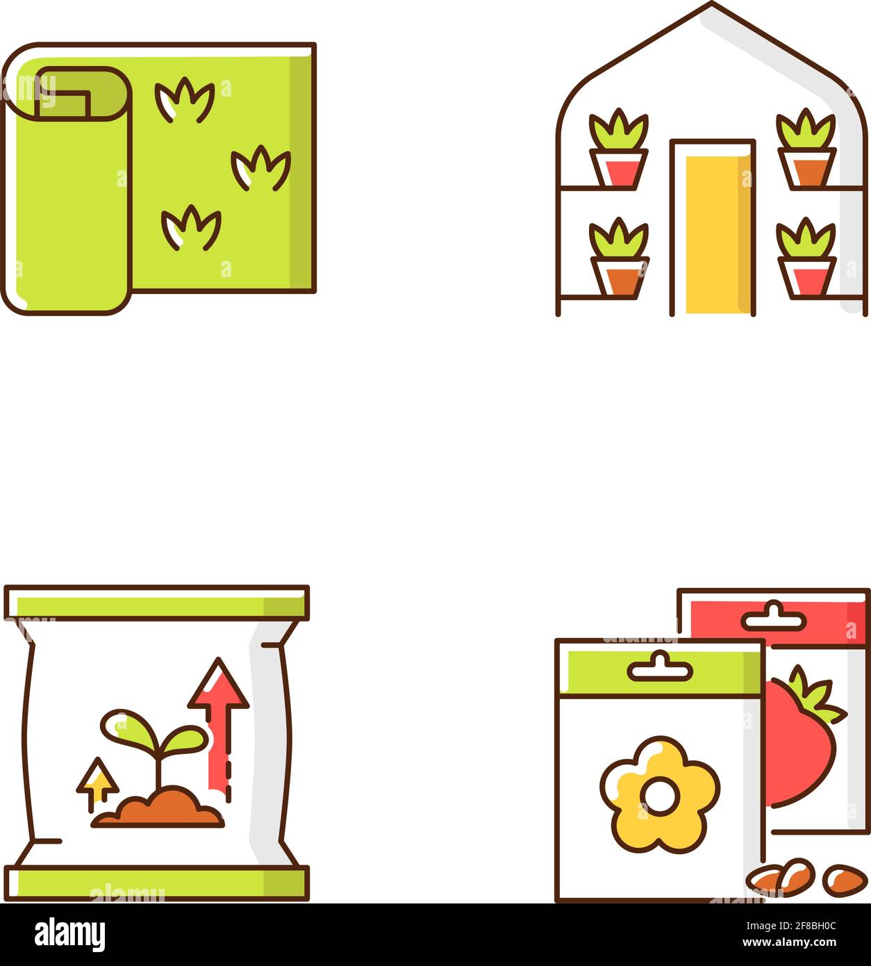 Color categories Cut Out Stock Images & Pictures - Alamy