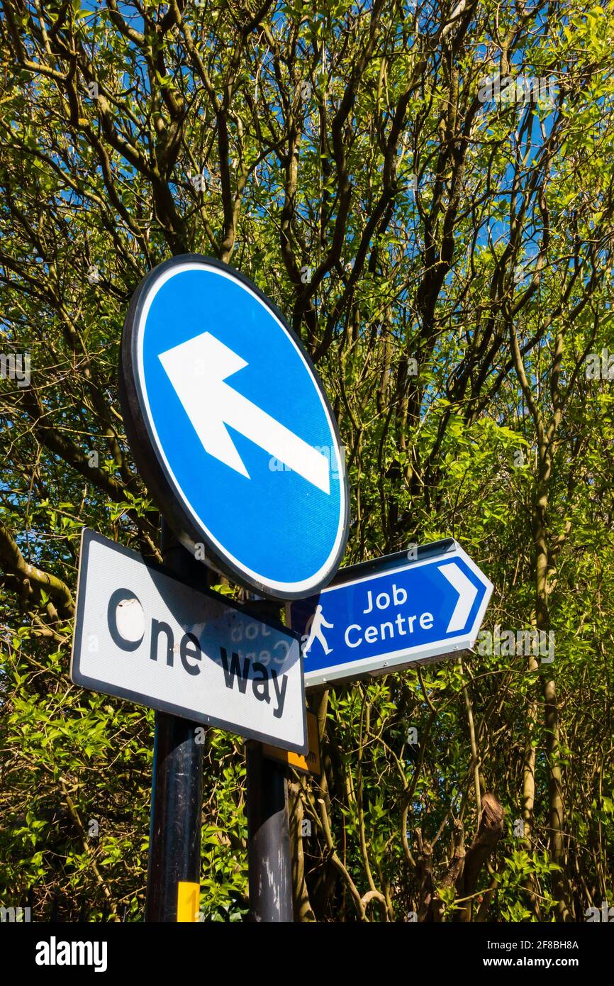 One way street uk hi-res stock photography and images - Alamy