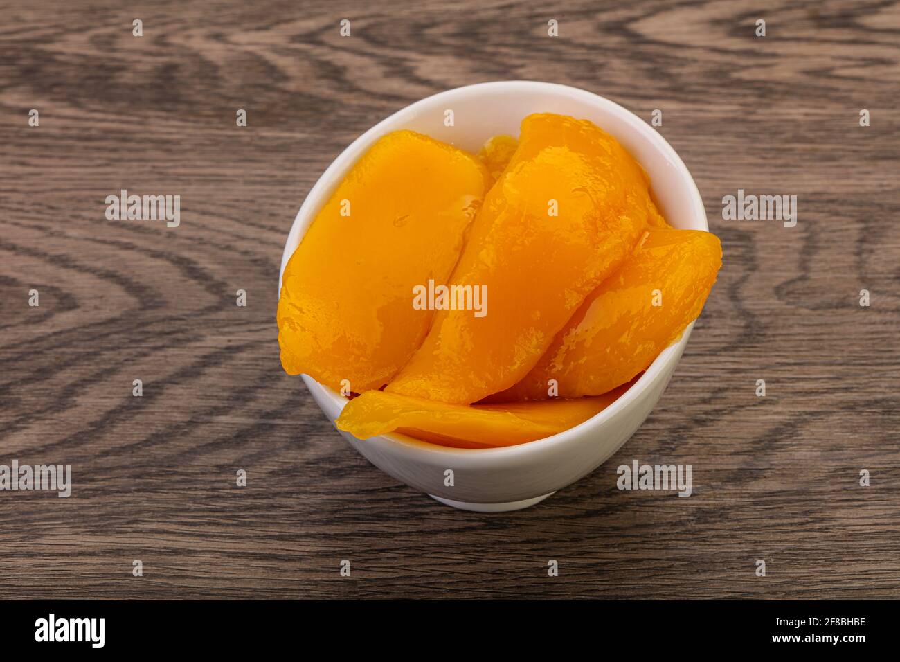Sweet delicous mango slices in syrop Stock Photo - Alamy