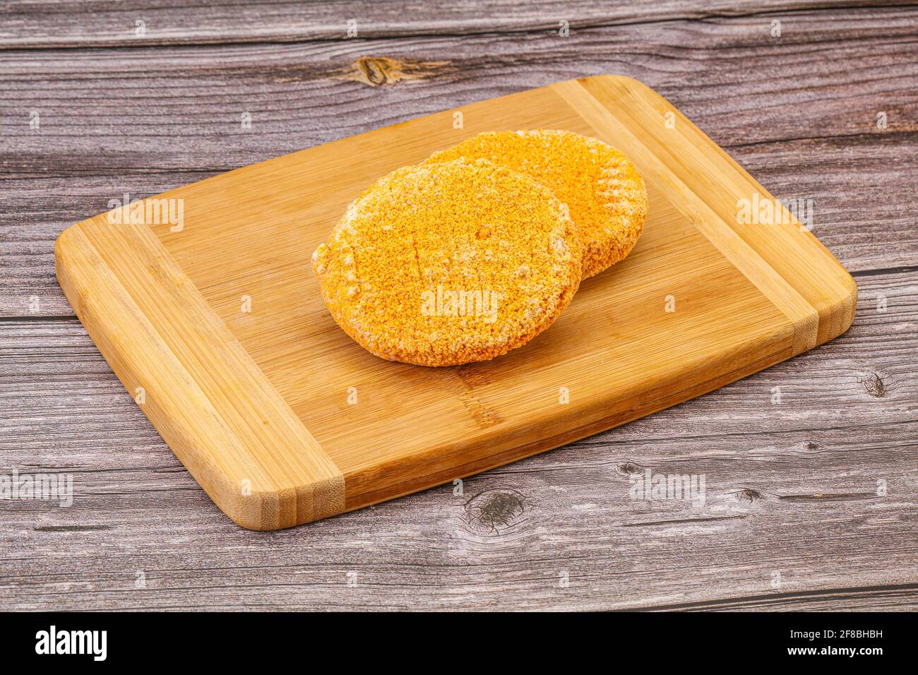 Raw homemade chicken cutlet for roast Stock Photo - Alamy