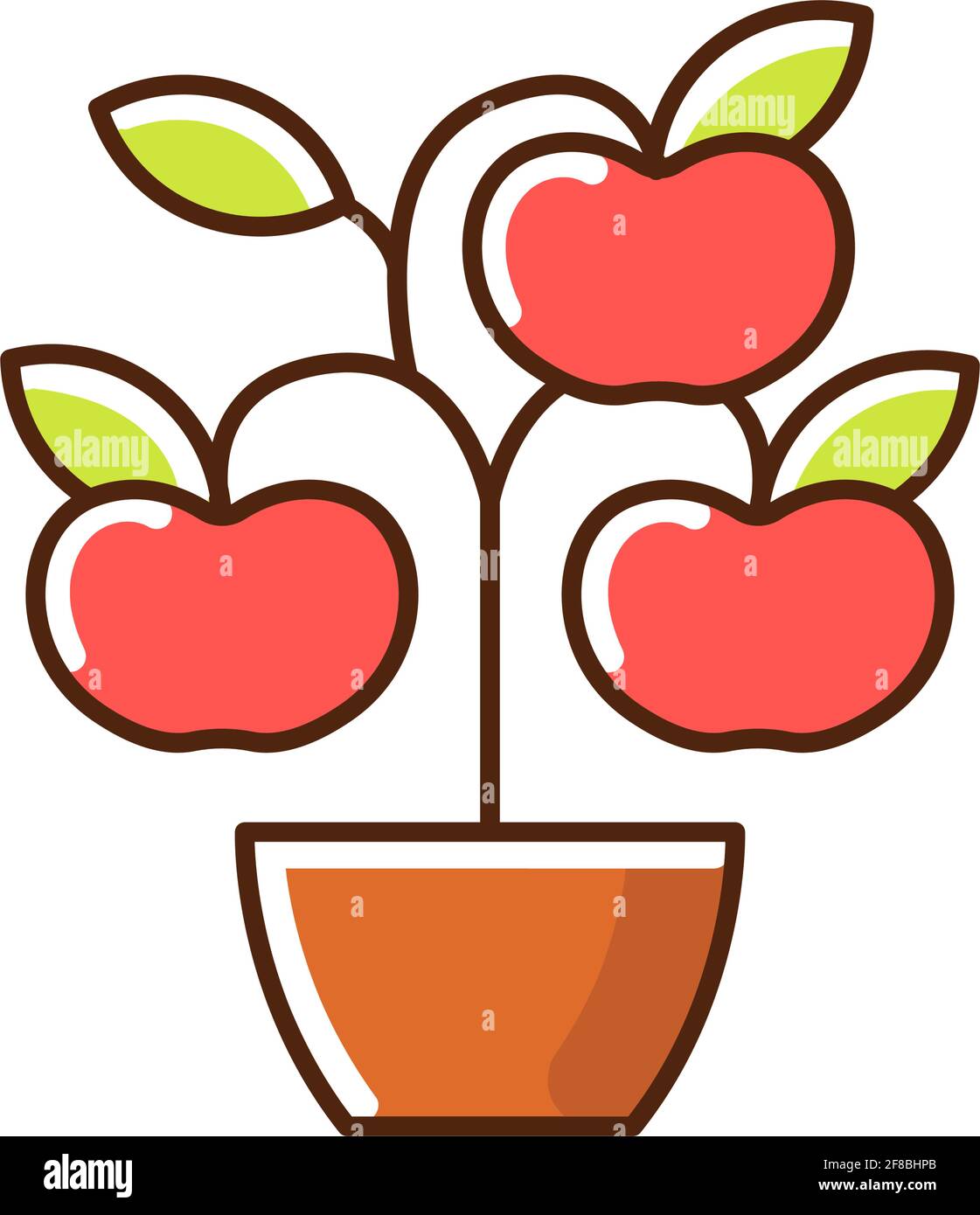 Trees or shrubs Cut Out Stock Images & Pictures - Alamy