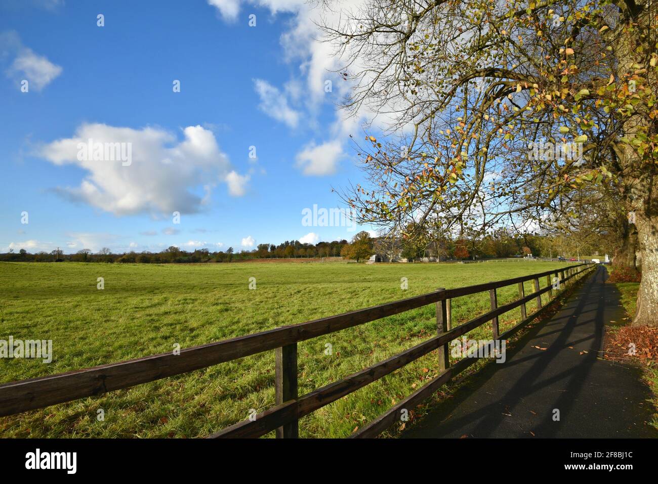 Scenic landscape in the countryside of Adare in County Limerick ...