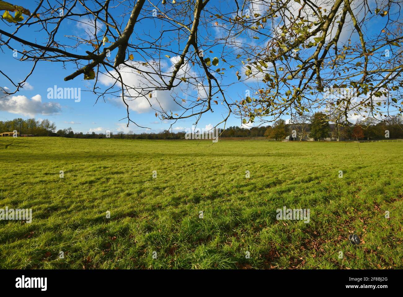Scenic landscape in the countryside of Adare in County Limerick ...
