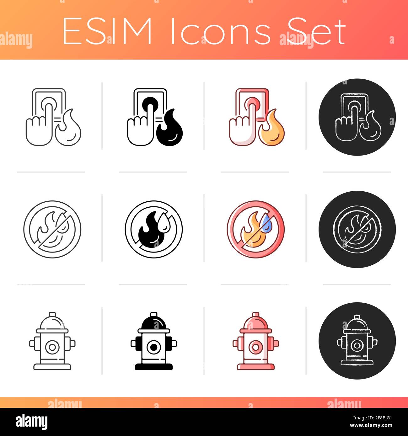 Fire hydrant sprinkler Stock Vector Images - Alamy