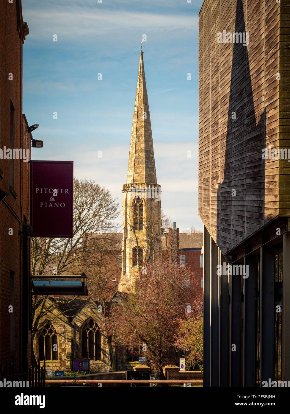 All saints north street the shrine and parish church hi-res stock ...
