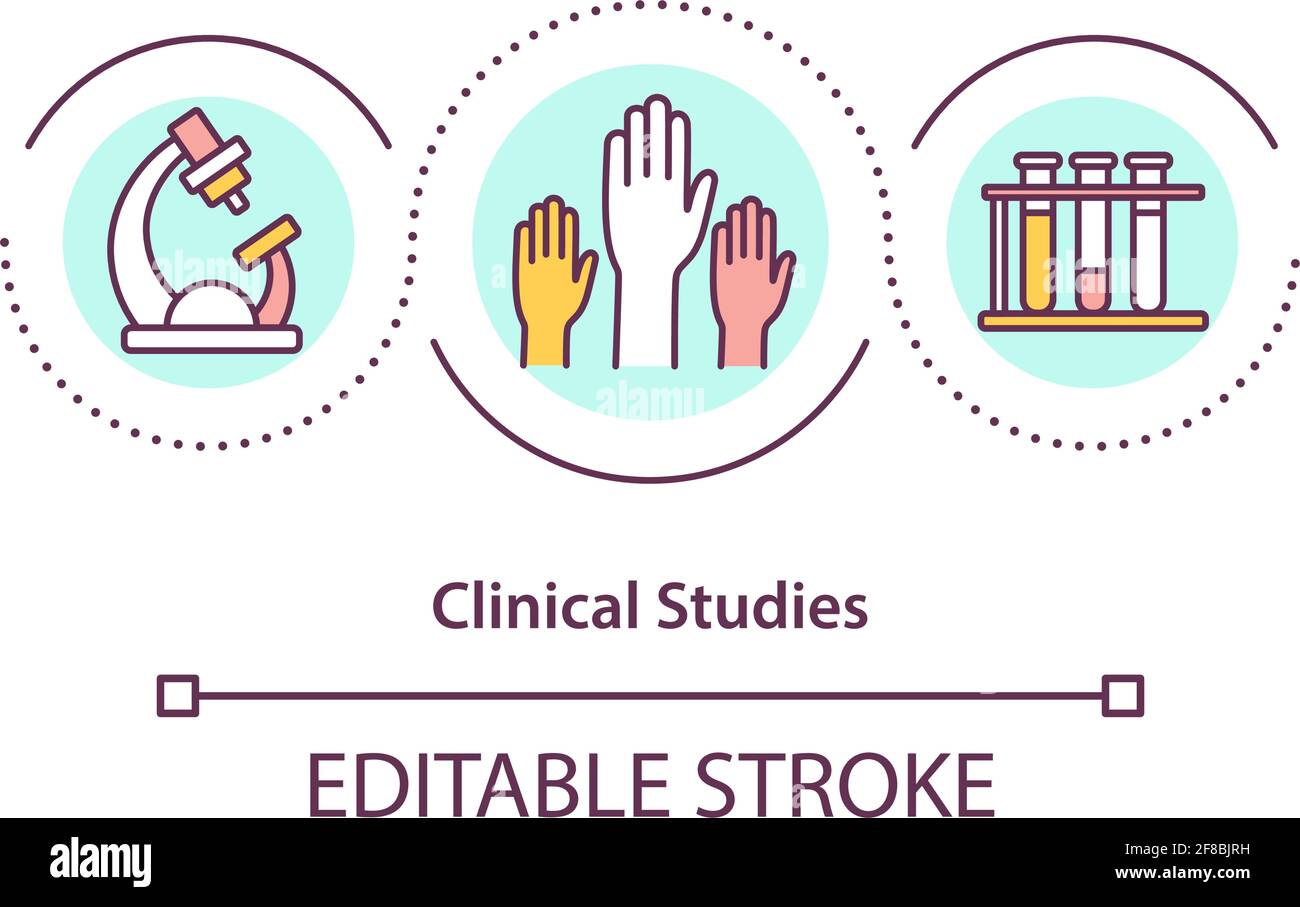 Clinical studies concept icon Stock Vector Image & Art - Alamy