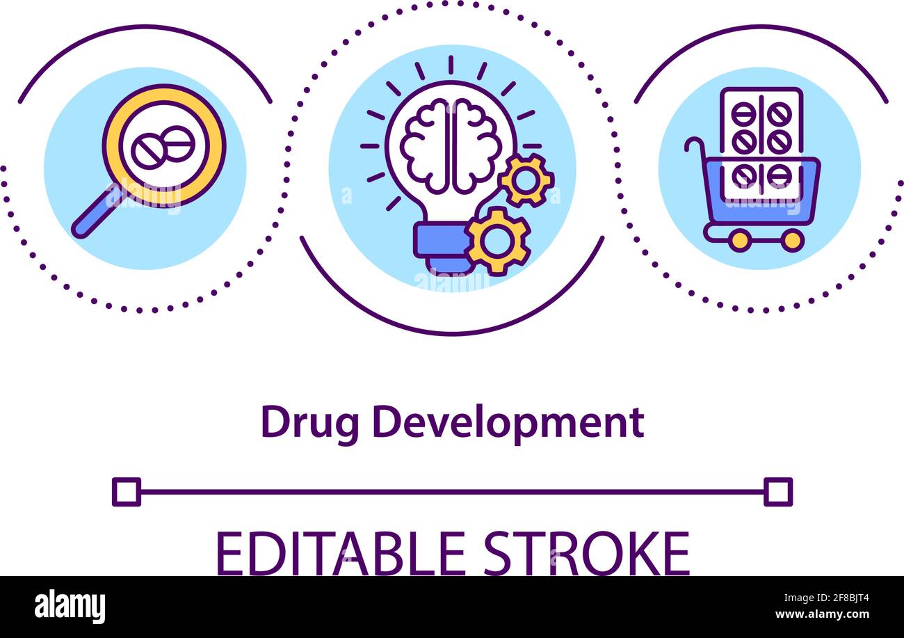 Biotech concept thin line Stock Vector Images - Alamy