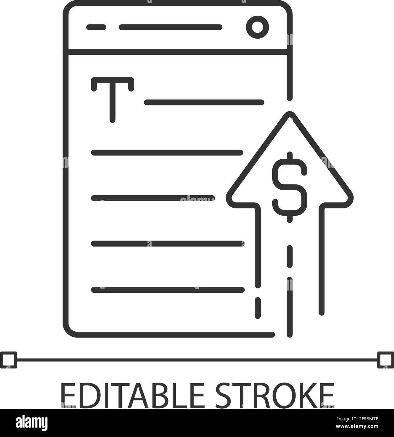 Generating income linear icon Stock Vector Image & Art - Alamy