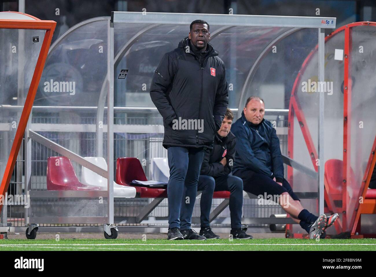 MAASTRICHT, NETHERLANDS - APRIL 12: trainer coach Regilio Vrede of MVV ...