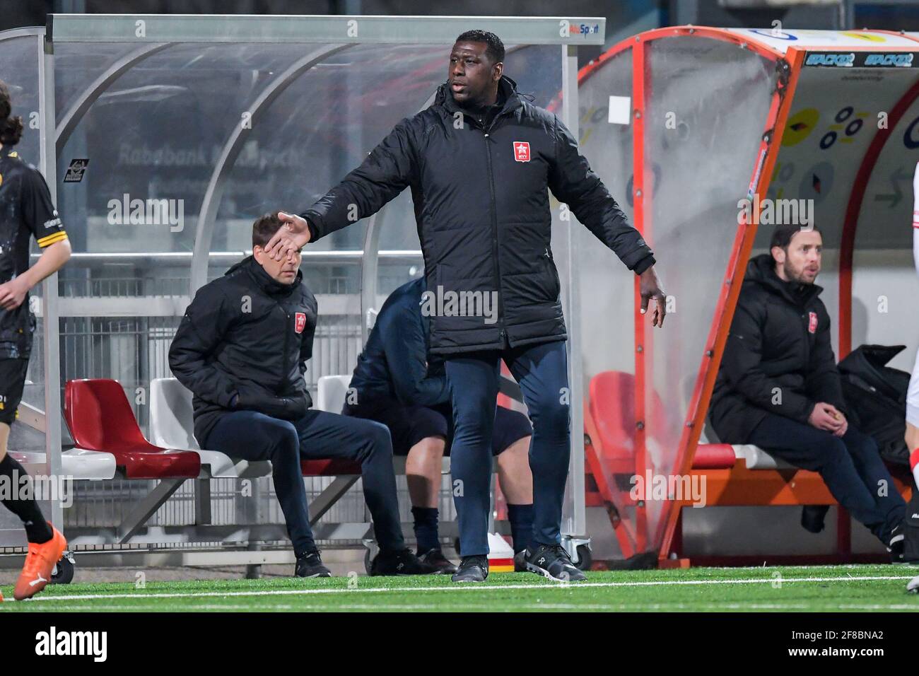 MAASTRICHT, NETHERLANDS - APRIL 12: trainer coach Regilio Vrede of MVV ...
