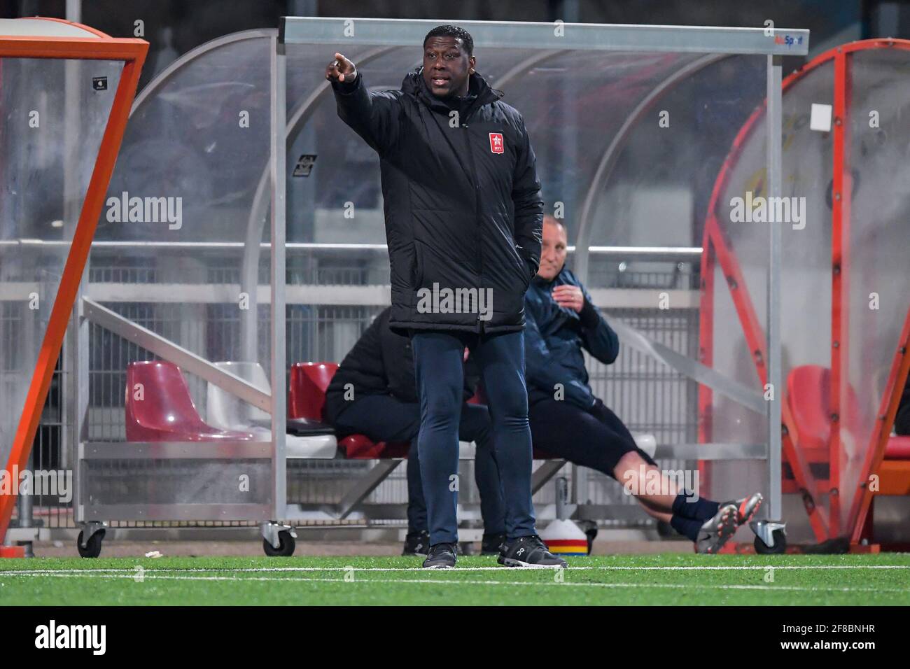 MAASTRICHT, NETHERLANDS - APRIL 12: trainer coach Regilio Vrede of MVV ...