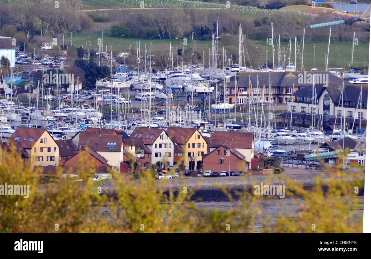 PORT SOLENT MARINA, PORTSMOUTH PIC MIKE WAL;KER, 2021 Stock Photo - Alamy
