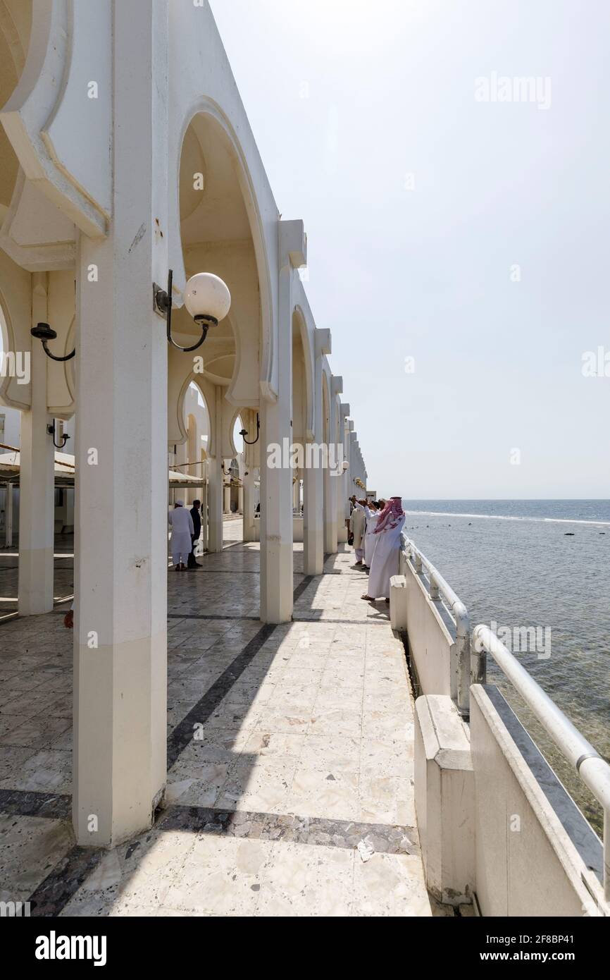 Jeddah, Saudi Arabia, February 22 2020: Al Rahma Mosque in the north of ...