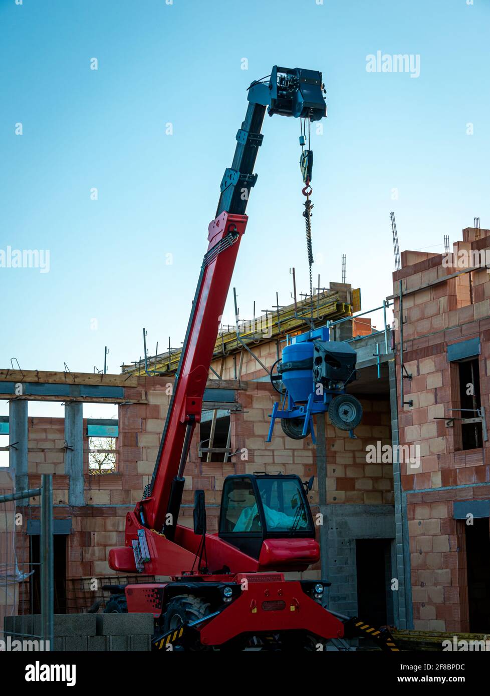 Fork lift truck construction hi-res stock photography and images - Alamy