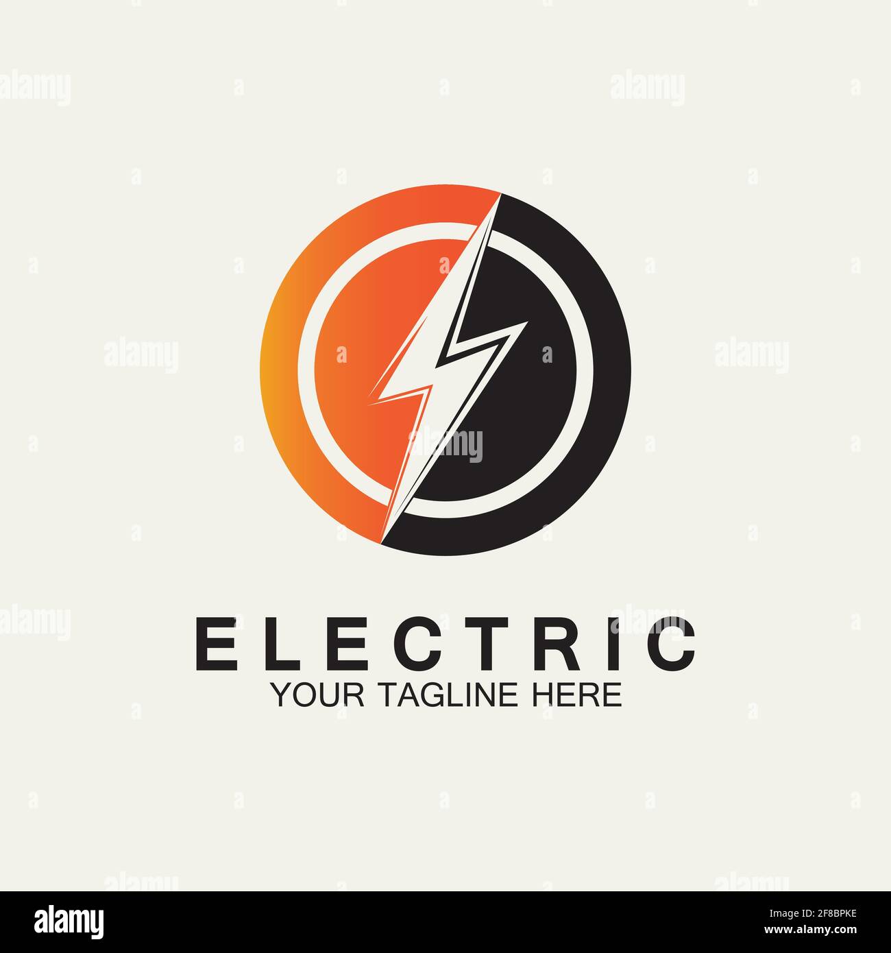 Flash Electric Logo Vector icon illustration design template. Bolt ...