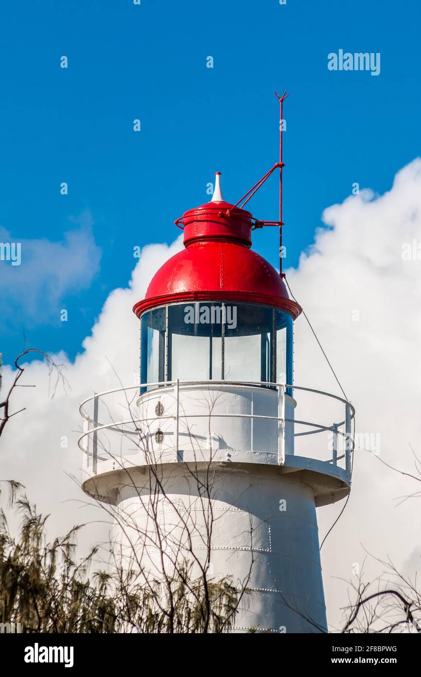 The top of the lighthouse on Lady Elliot Island Stock Photo - Alamy