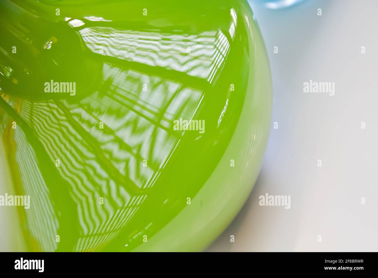 green lime vase up close Stock Photo - Alamy