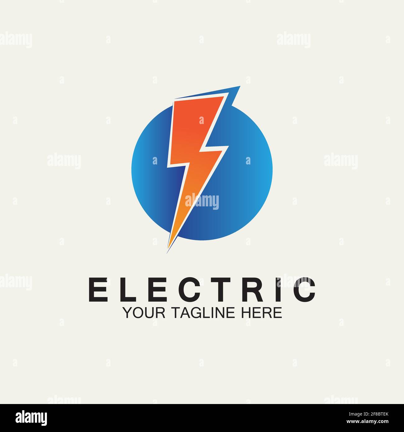 Flash Electric Logo Vector icon illustration design template. Bolt ...