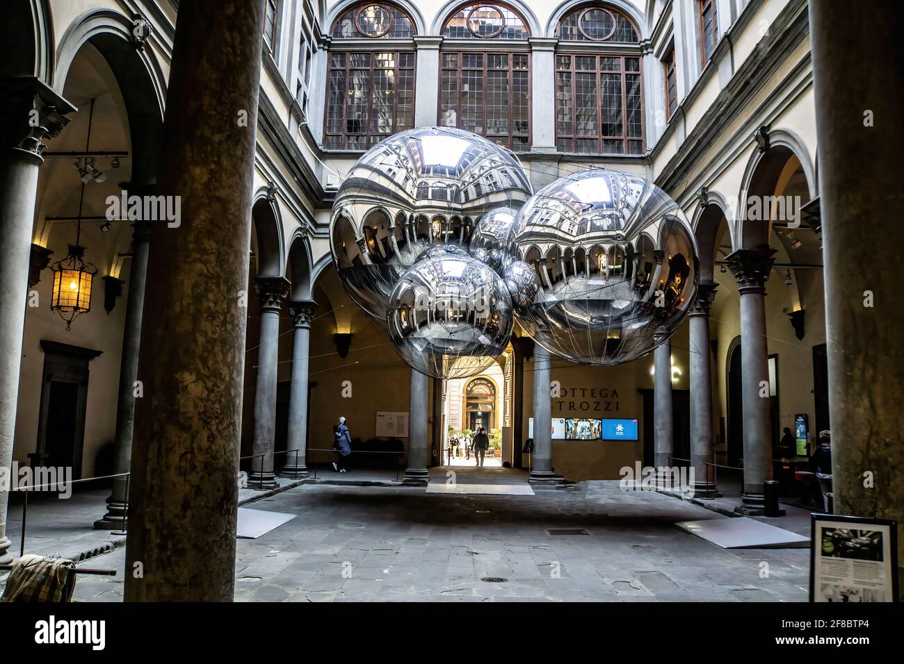 FLORENCE, ITALY - Oct 09, 2020: Beautiful Indoordesign and Art in ...