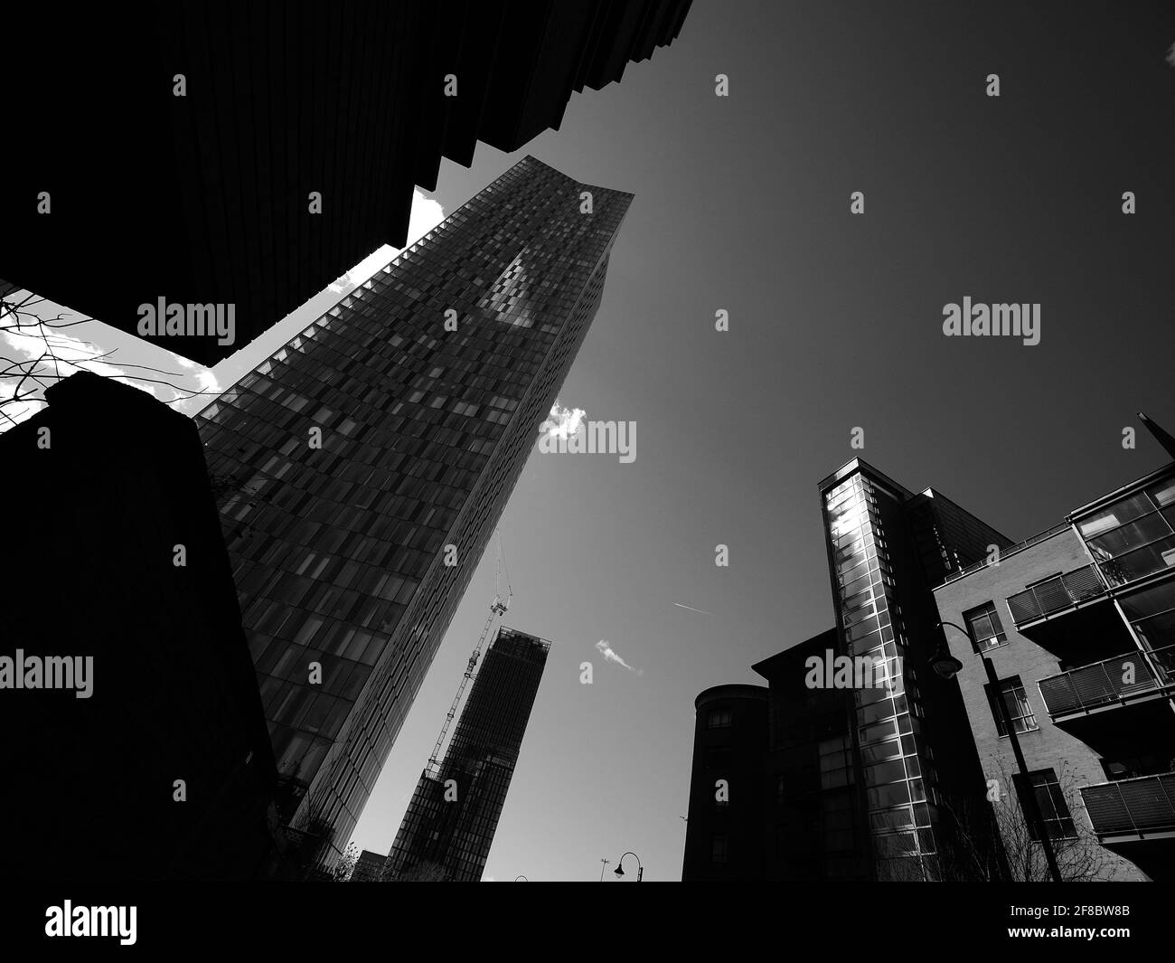 Building technology center in Black and White Stock Photos & Images - Alamy