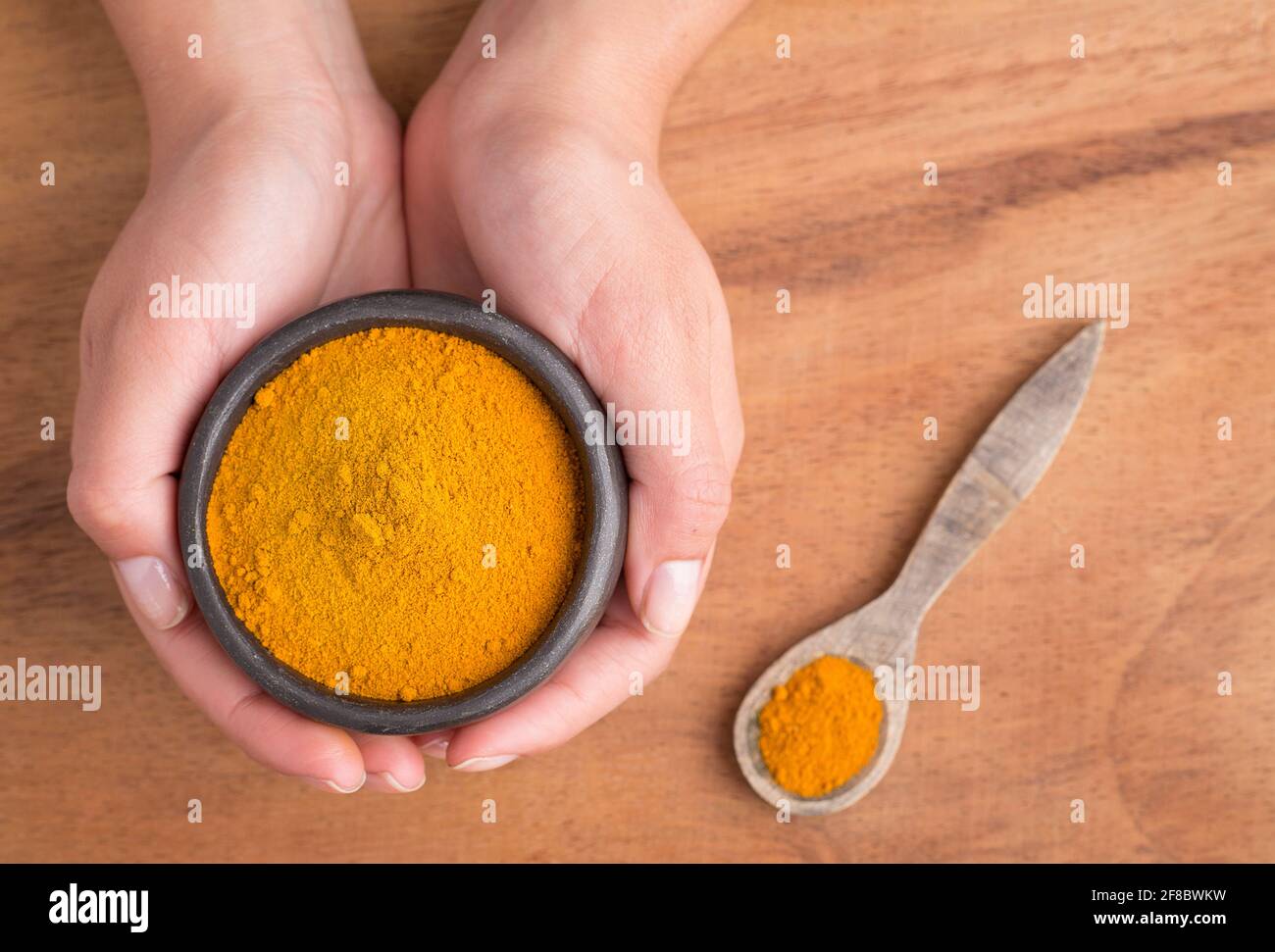 Organic turmeric powder hi-res stock photography and images - Alamy