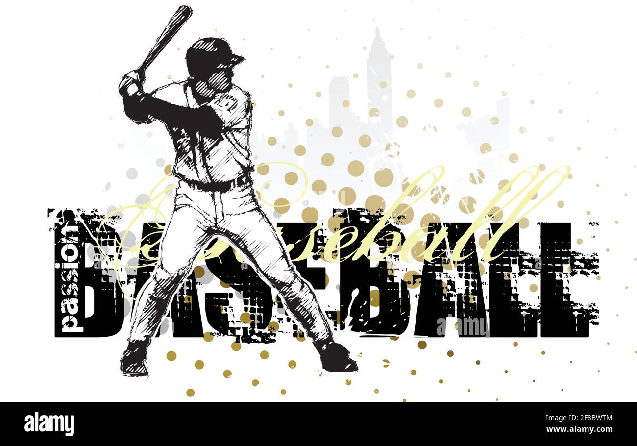 baseball poster background Stock Vector Image & Art - Alamy