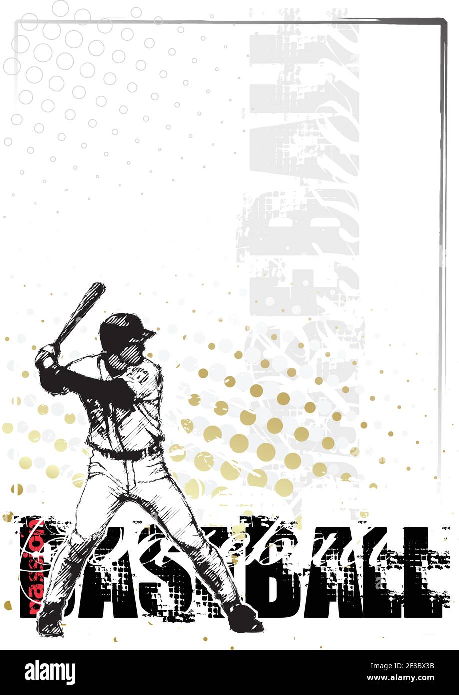 baseball poster background Stock Vector Image & Art - Alamy