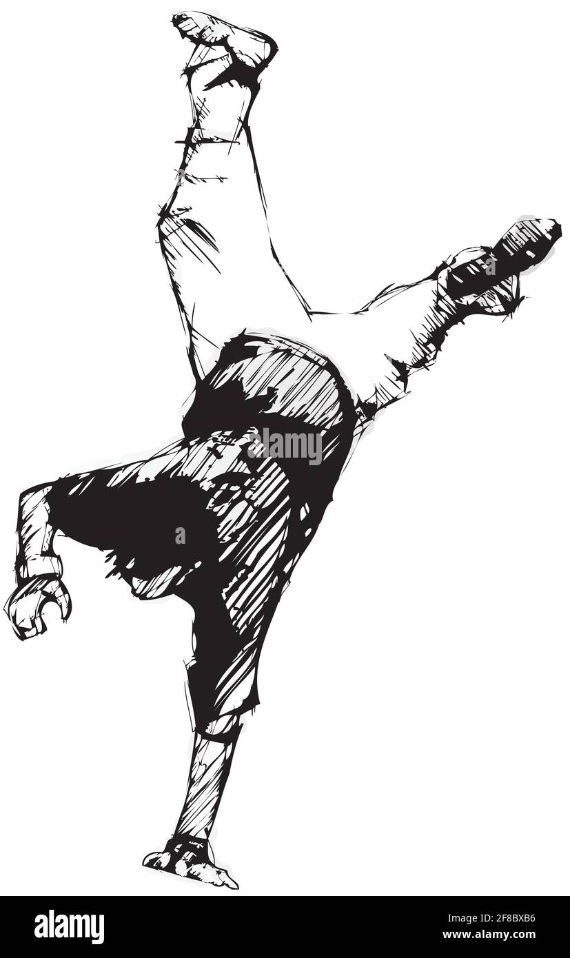 break dancer vector illustration Stock Vector Image & Art - Alamy
