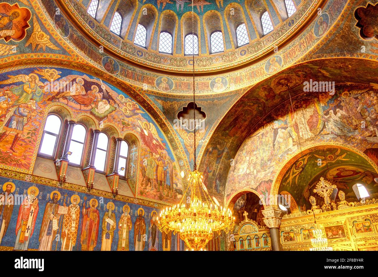 Sveta Nedelya Church interior, Sofia, Bulgaria Stock Photo - Alamy