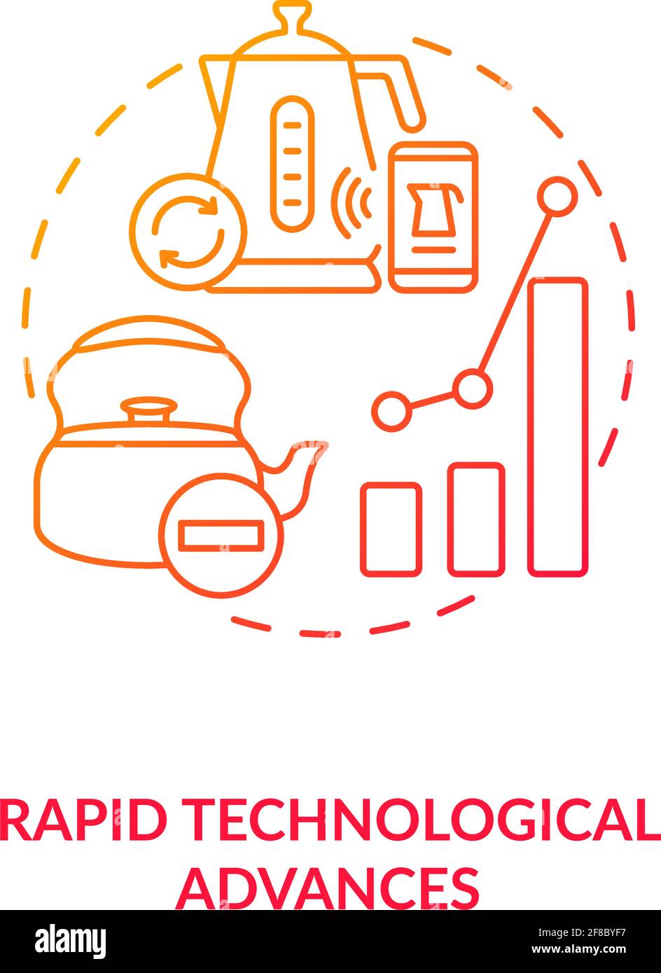 Rapid technological advances concept icon Stock Vector Image & Art - Alamy