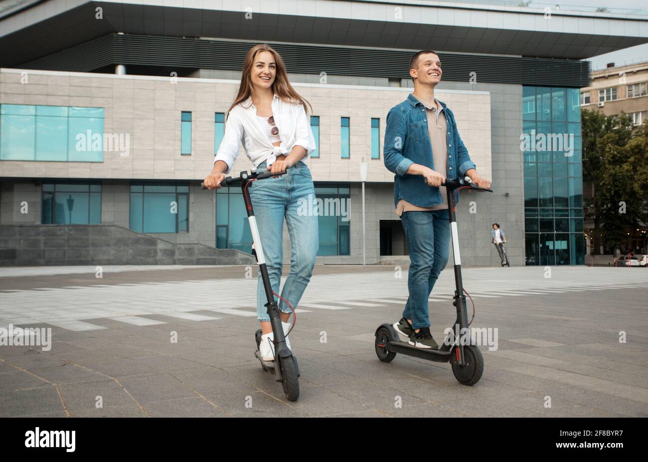 Motorized scooter scooters hi-res stock photography and images - Alamy