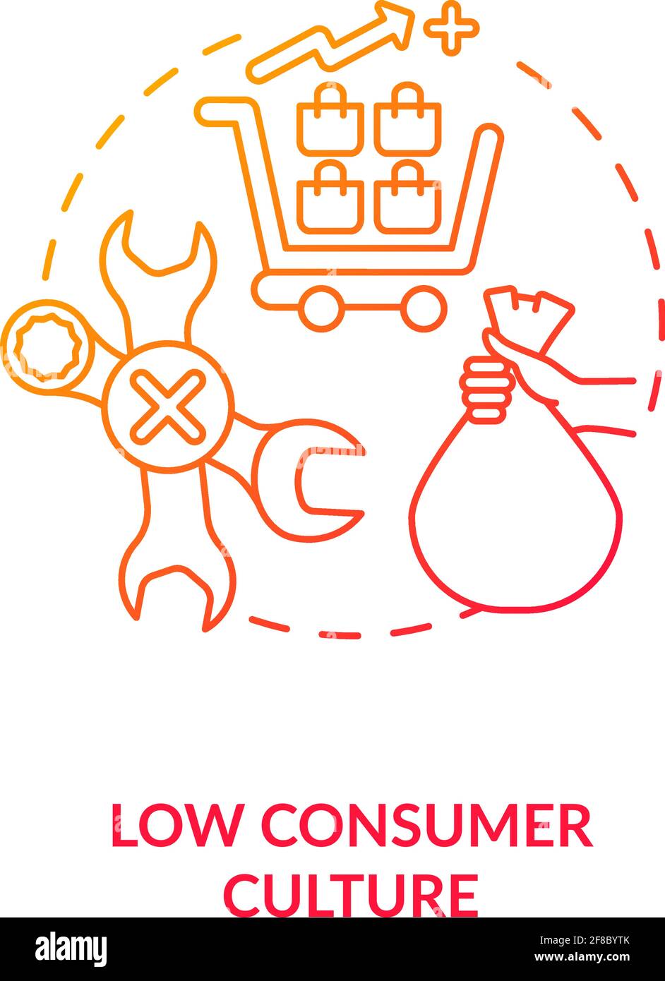 Culture of consumerism Stock Vector Images - Alamy