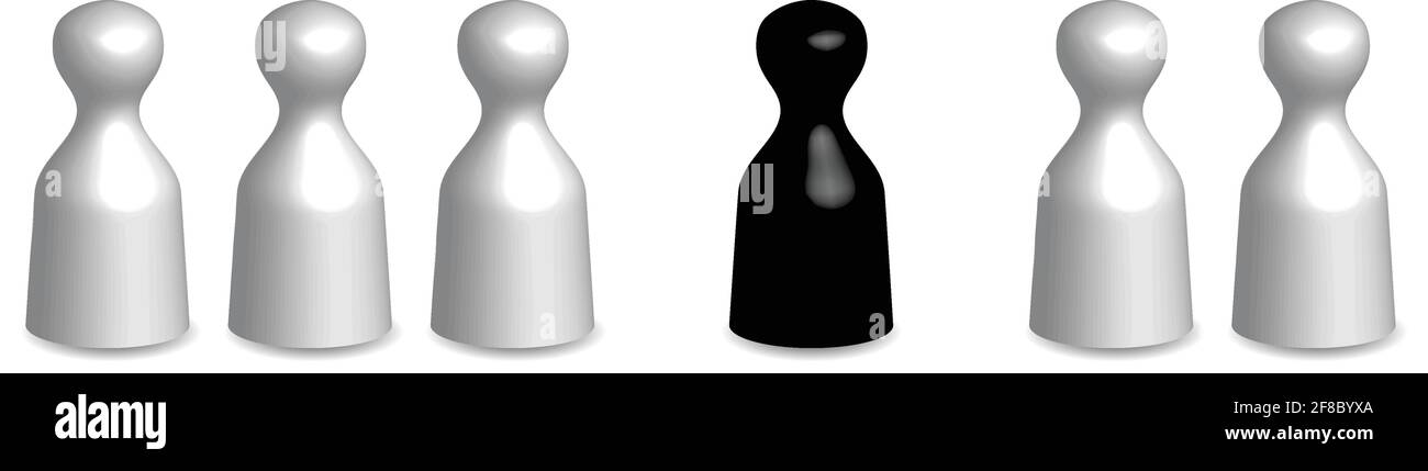 Racism acceptance Stock Vector Images - Alamy