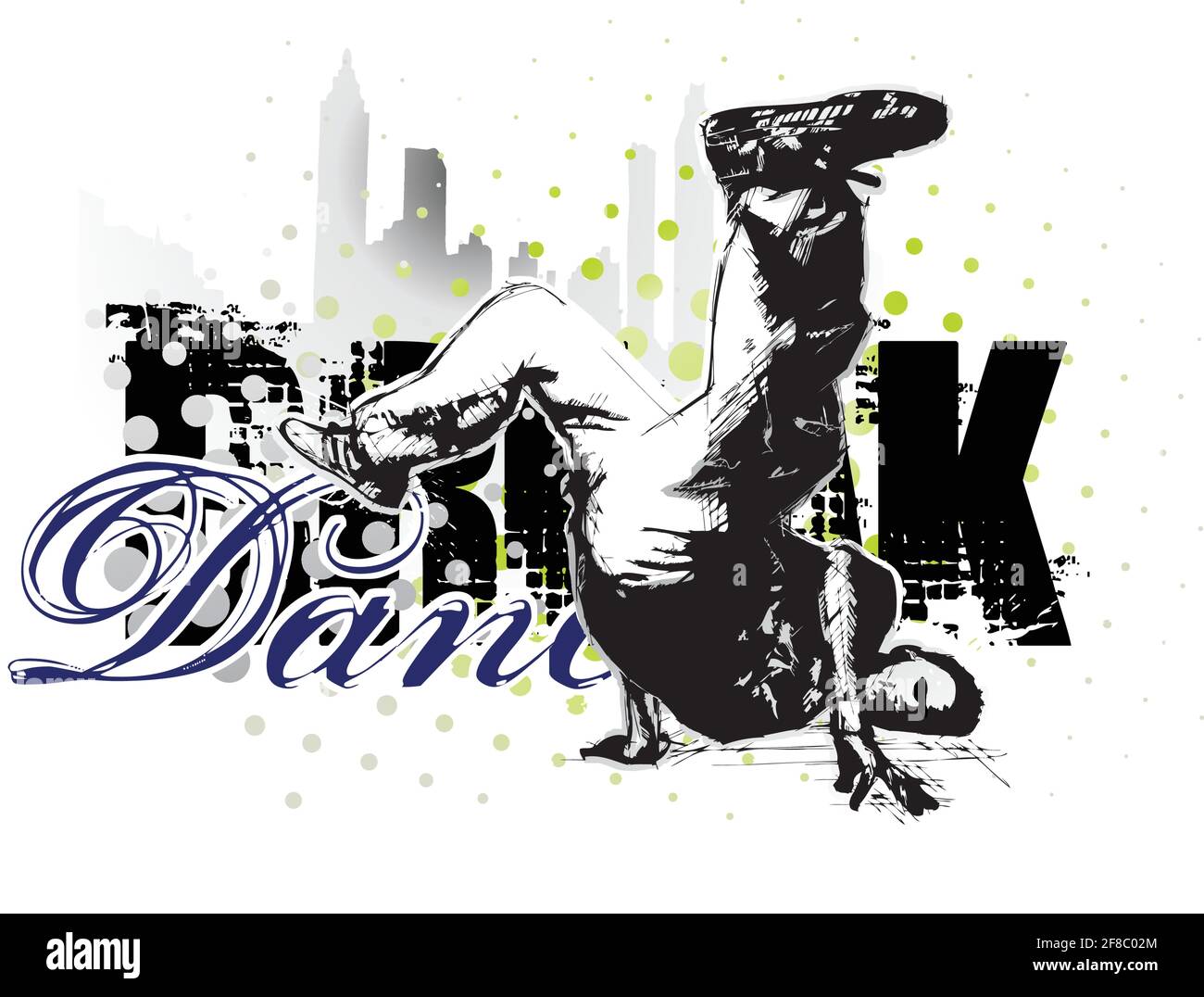 break dance poster background Stock Vector Image & Art - Alamy