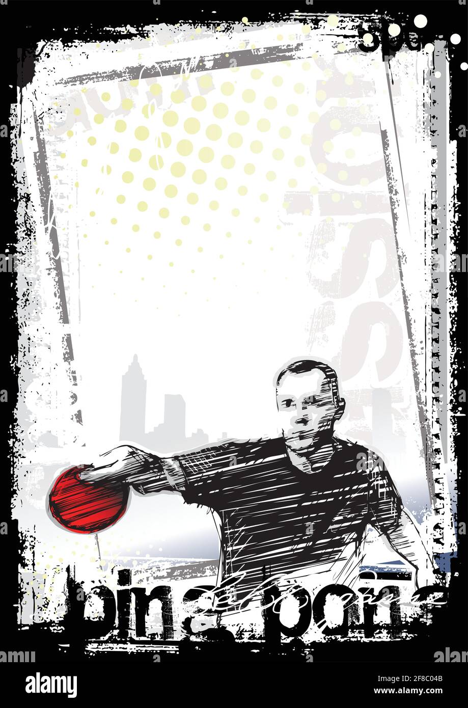 table tennis poster background Stock Vector Image & Art - Alamy
