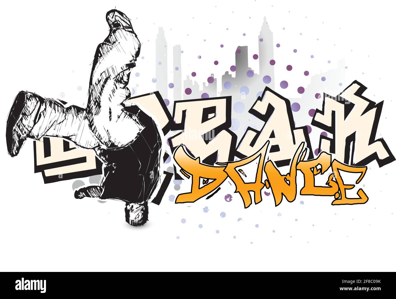 break dance poster background Stock Vector Image & Art - Alamy