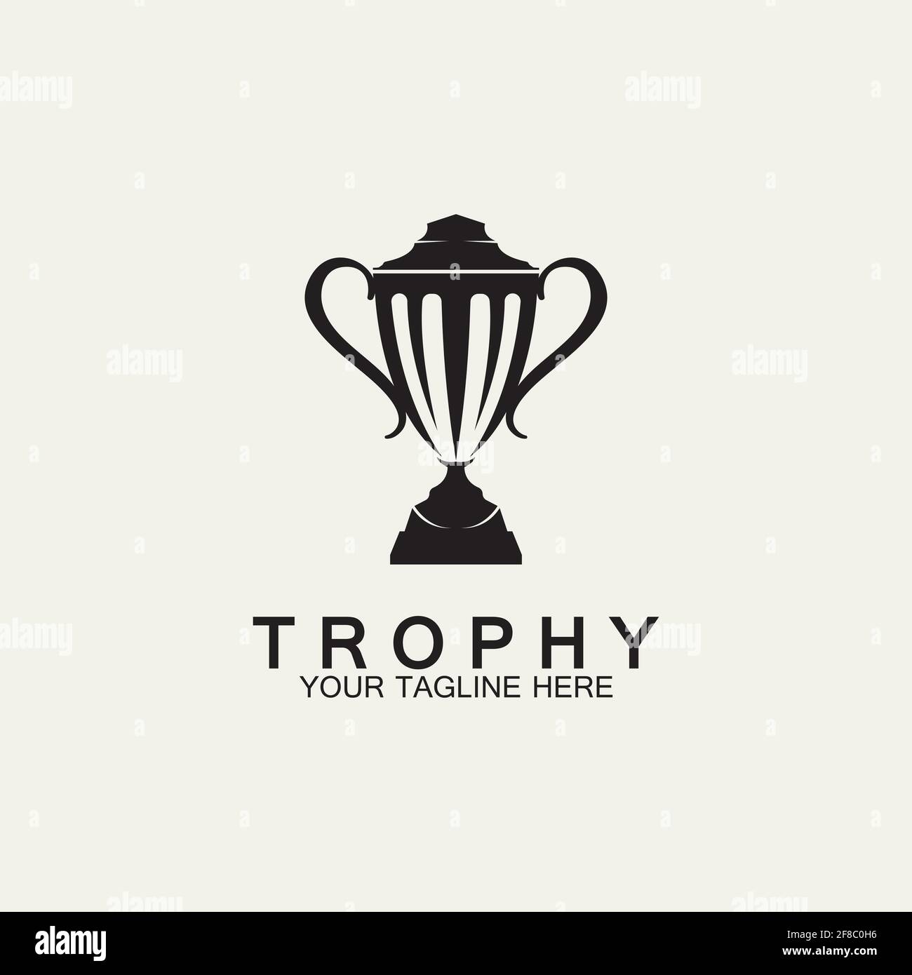 Trophy vector logo icon.champions trophy logo icon for winner award ...