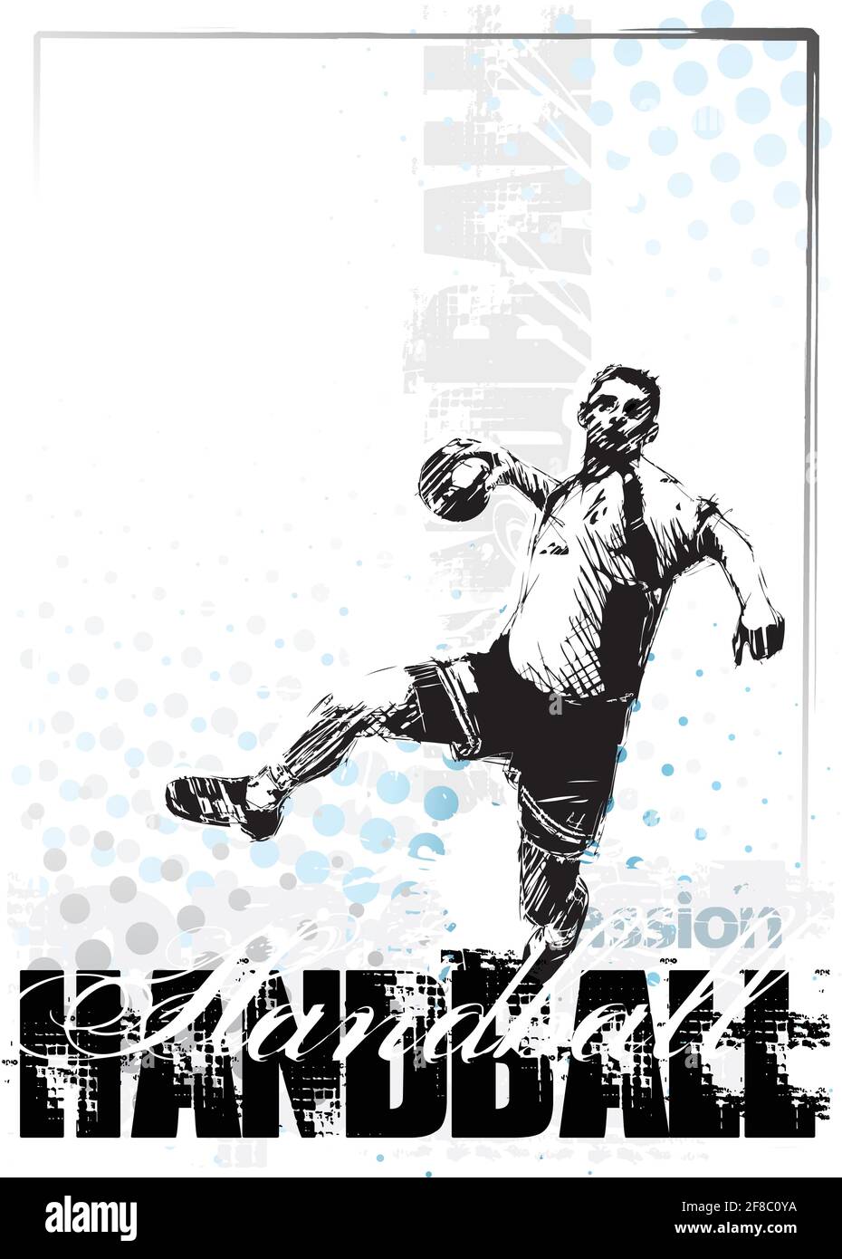 handball poster background Stock Vector Image & Art - Alamy
