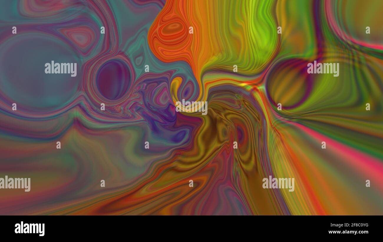 Abstract rainbow liquid texture background Stock Photo - Alamy