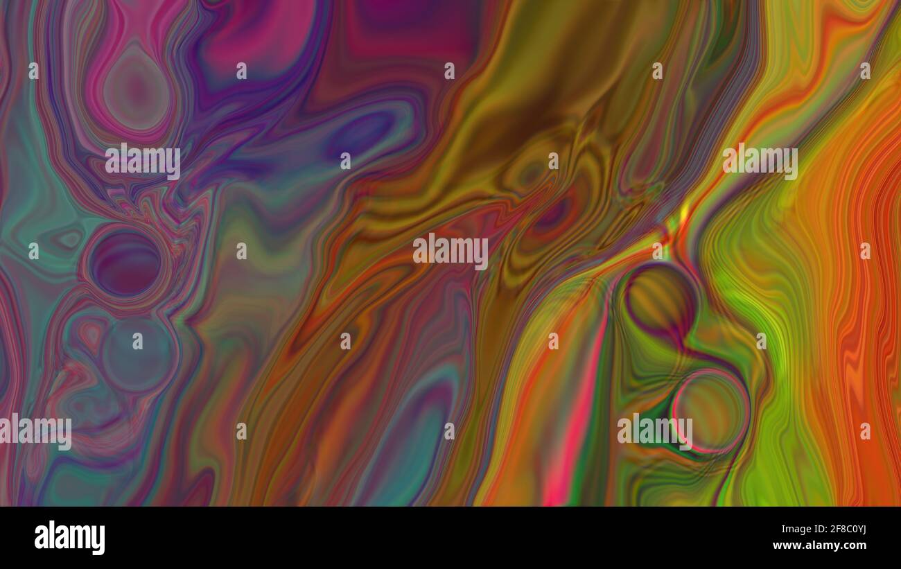 Abstract rainbow liquid texture background Stock Photo - Alamy