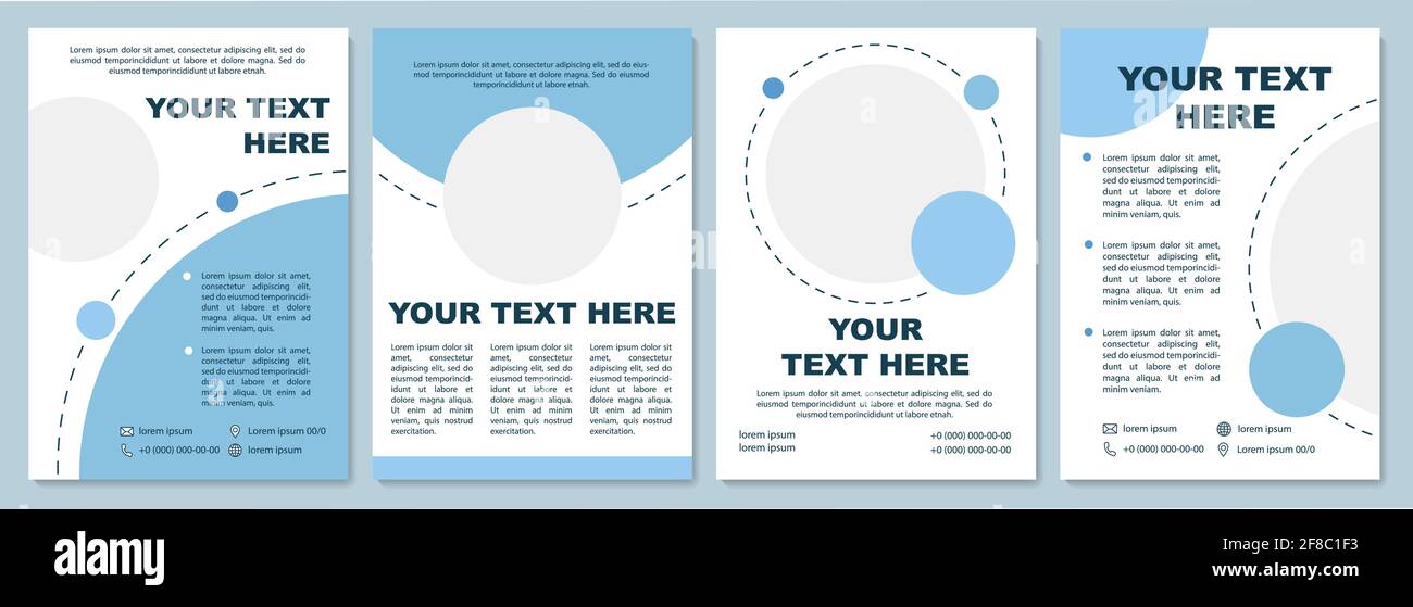 Simple color brochure template Stock Vector Image & Art - Alamy