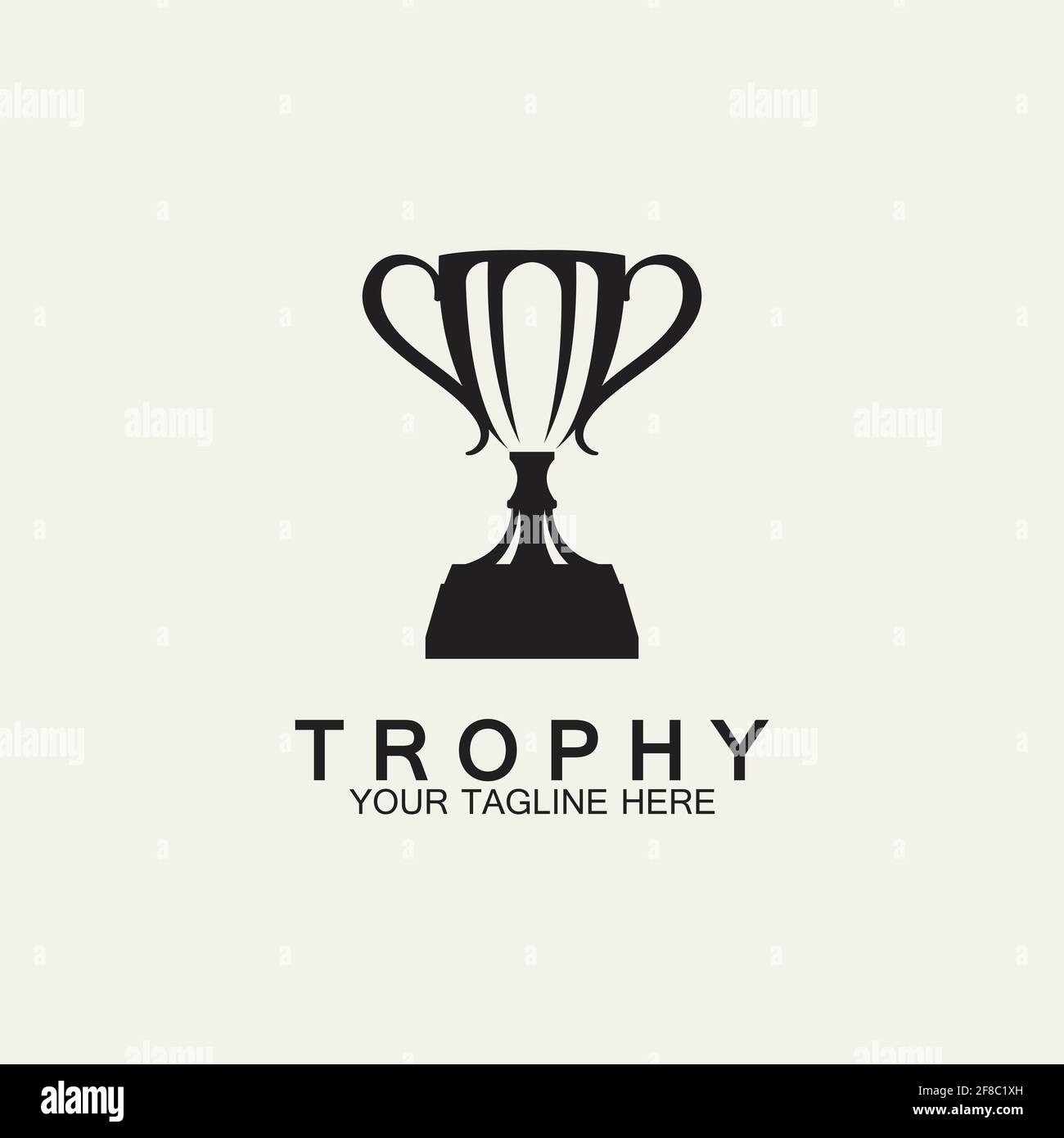 Trophy vector logo icon.champions trophy logo icon for winner award ...