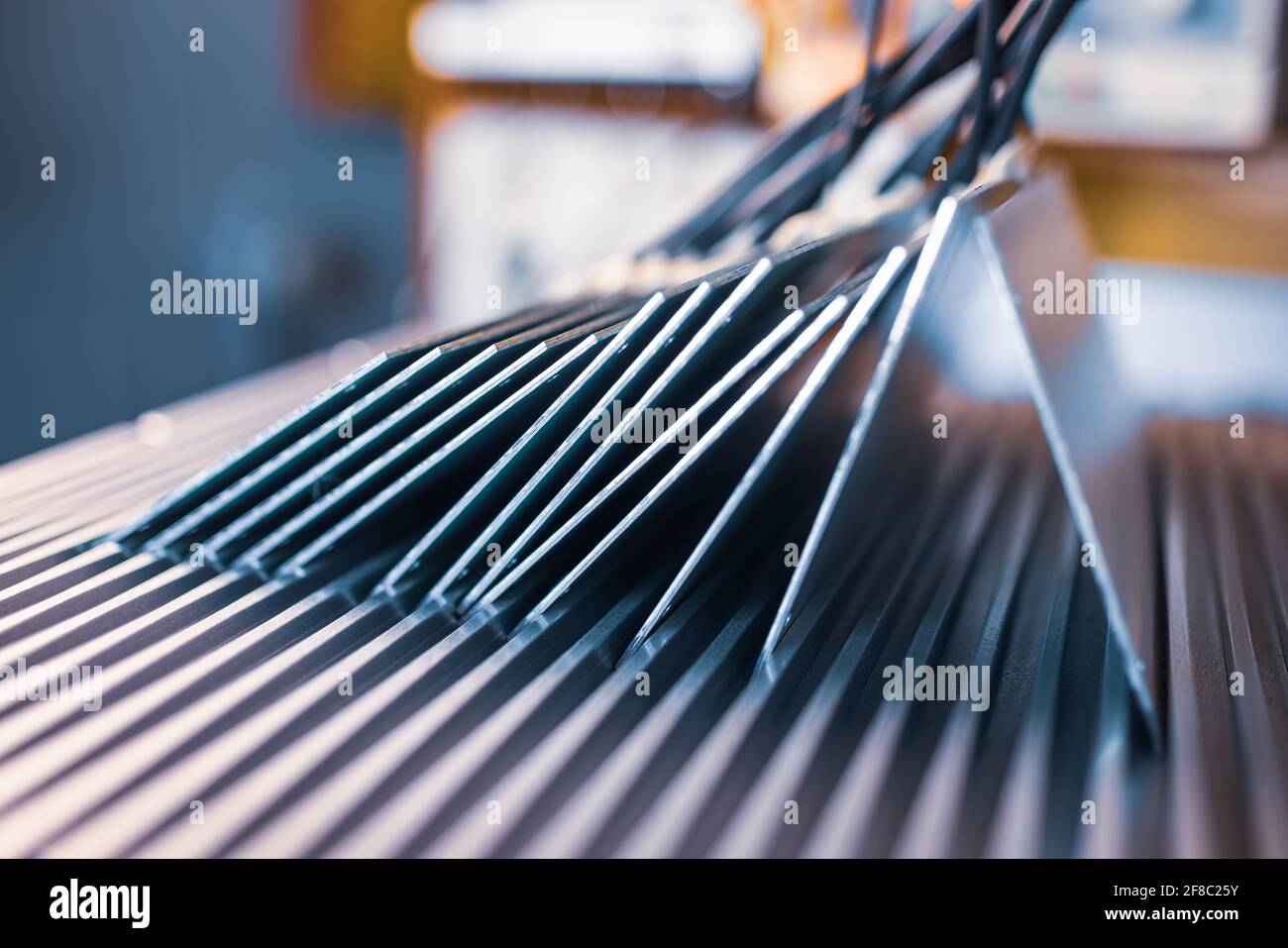 Close-up side view of a panel of SMD resistors Stock Photo - Alamy