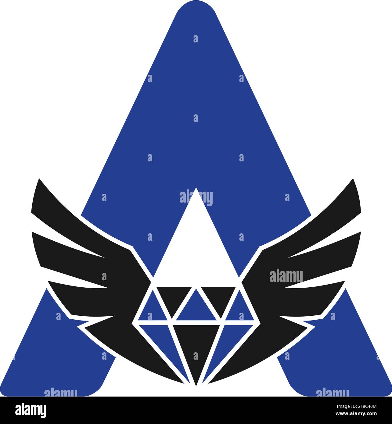 Letter a with wing vector vectors hi-res stock photography and images ...