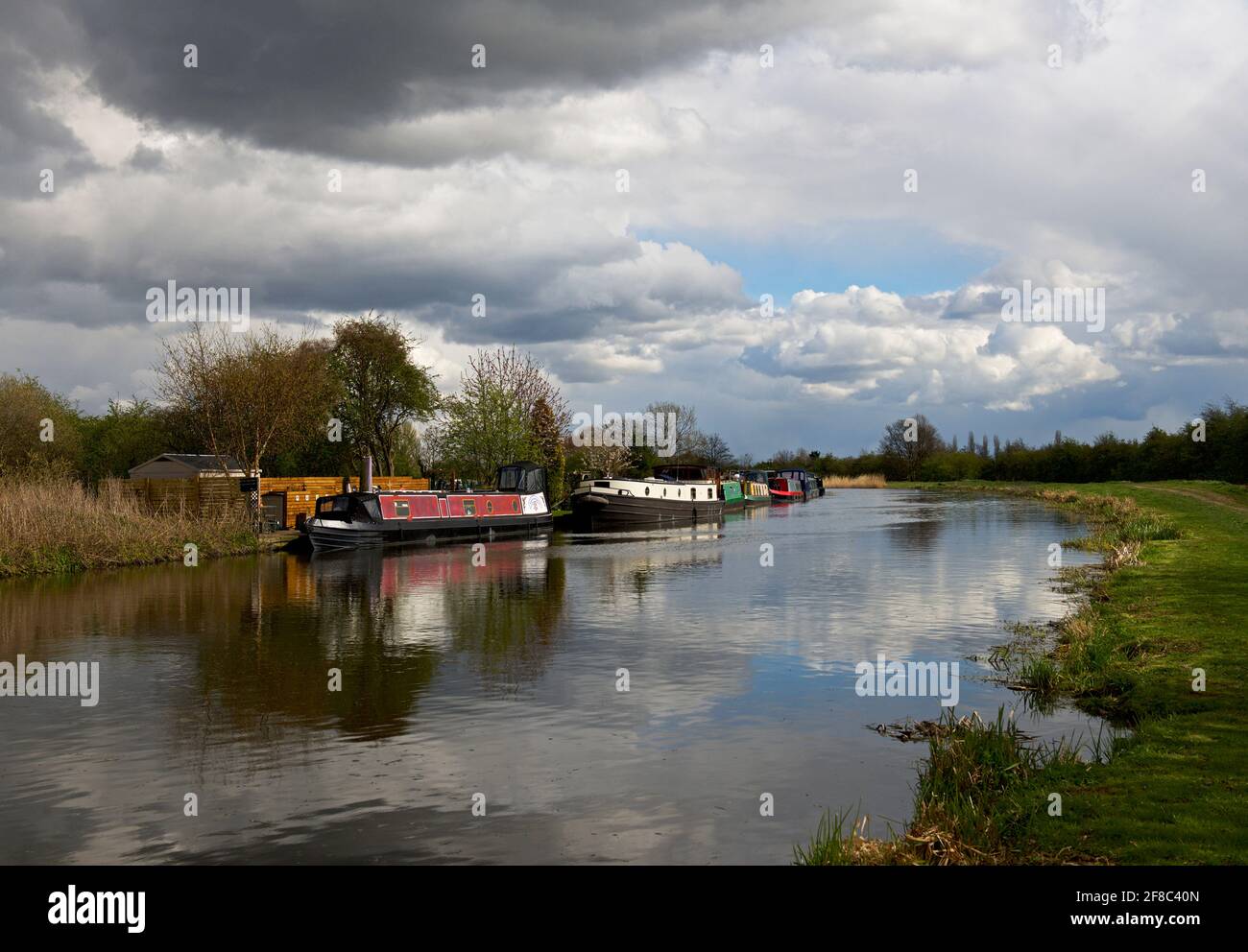 the Stainforth and Keadby Canal, Thorne, South Yorkshire, England UK ...